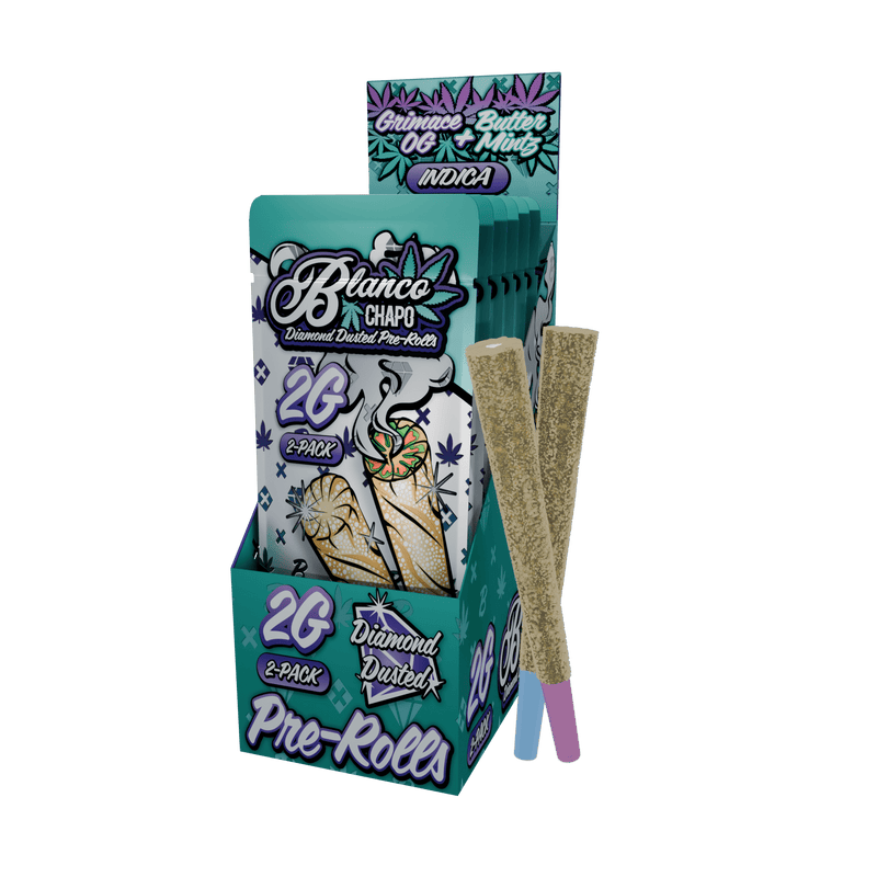 Blanco Chapo Diamond Dusted 2g 2 Pack - Grimace OG / Butter Mintz - 6 ...