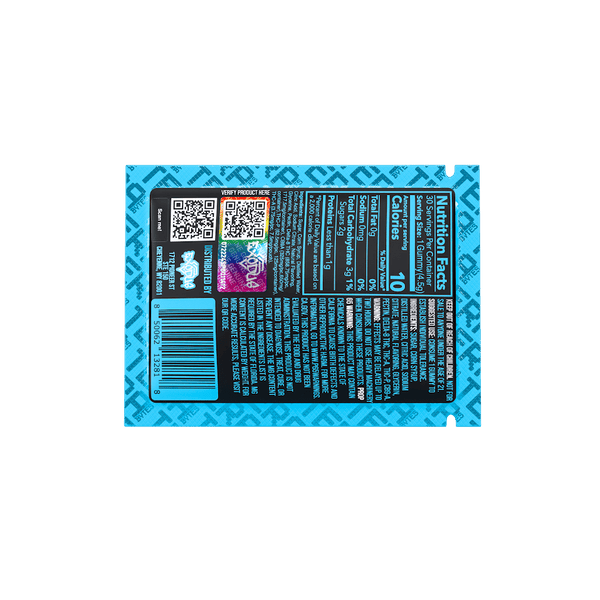 Exodus Thca+Thcp+CB9A TeraBytes Gummies - 75,000mg - 2 Count 30pk Disp