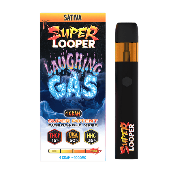 Super Looper THCA-THCP-HHC Super Potent 1g Disposables - Laughing Gas