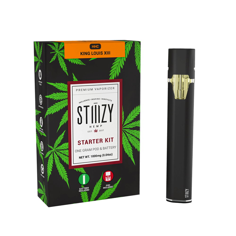 Stiiizy HHC Starter Kit - 1G Pod + Original Black Battery + Cable - Ki